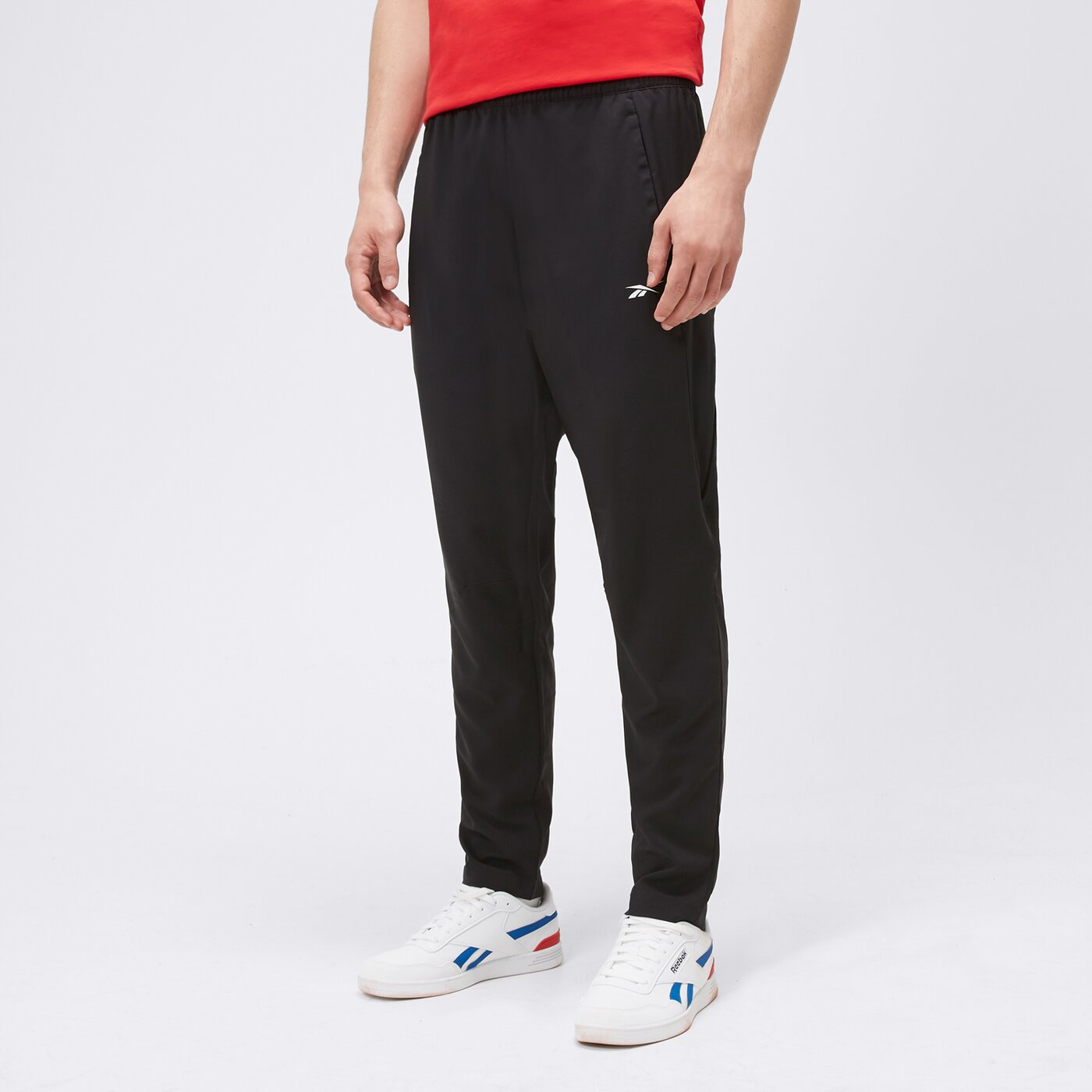 REEBOK SPODNIE WOR WOVEN (FJ4060) czarny | Męskie Spodnie | 50 style