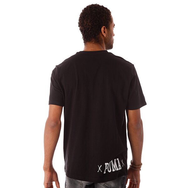 PUMA T-SHIRT SCREAMING TEE (56496301) czarny | Męskie Koszulki | 50 style