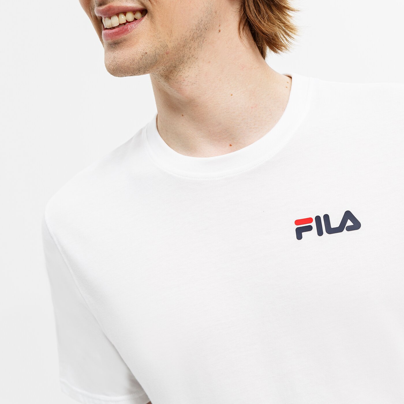 FILA T-SHIRT TERRY SS (SS21SPM091100) biały | Męskie Koszulki | 50 style
