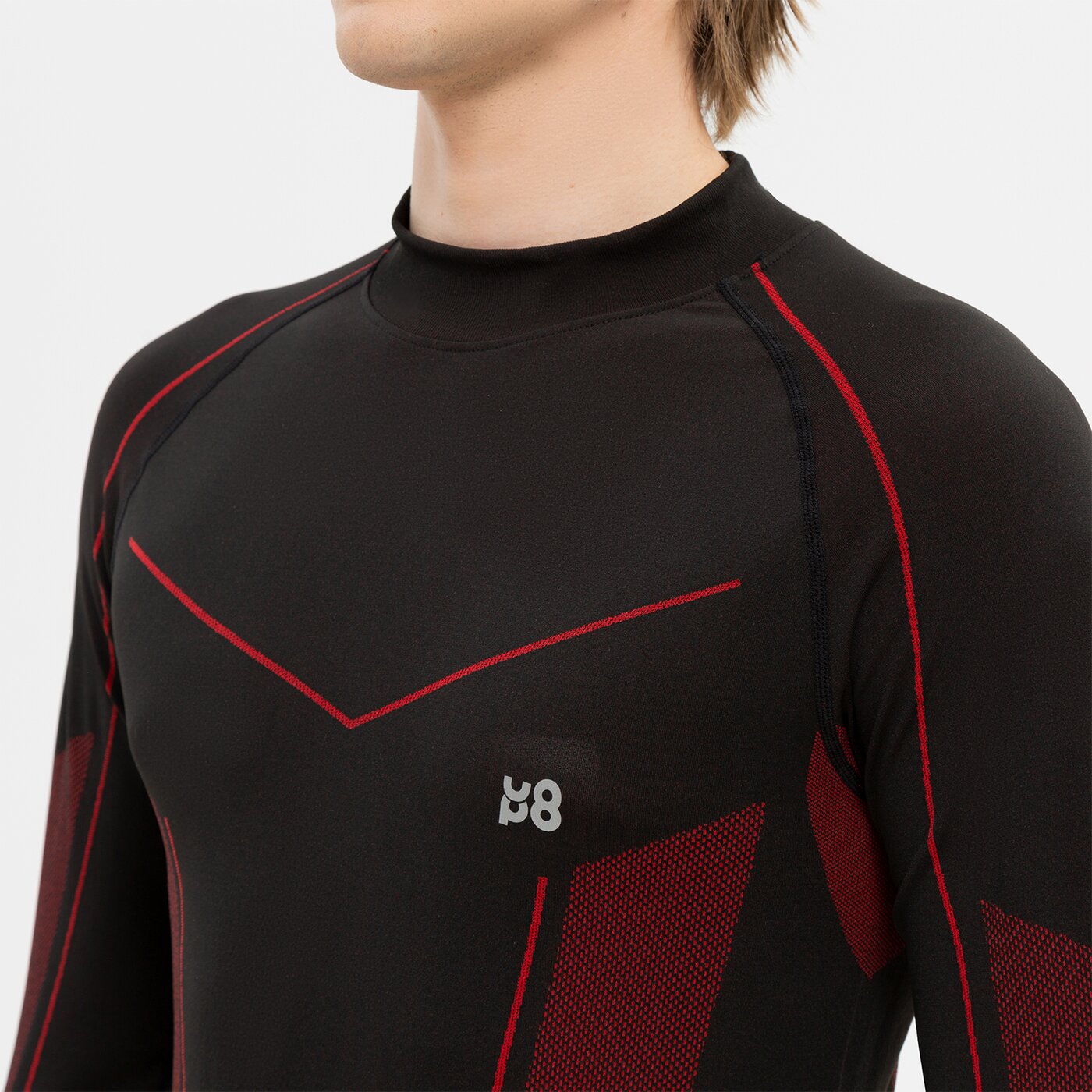 UP8 T-SHIRT TERMICZNY TEXON (UP322BIM56002) czarny | Męskie Koszulki ...