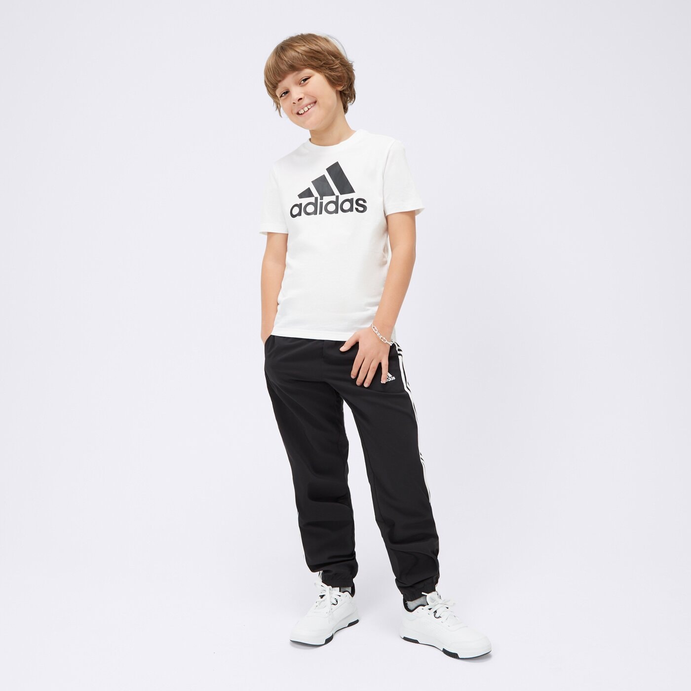 ADIDAS T-SHIRT U BL (IB1670) biały | Dziecięce Koszulki | 50 style