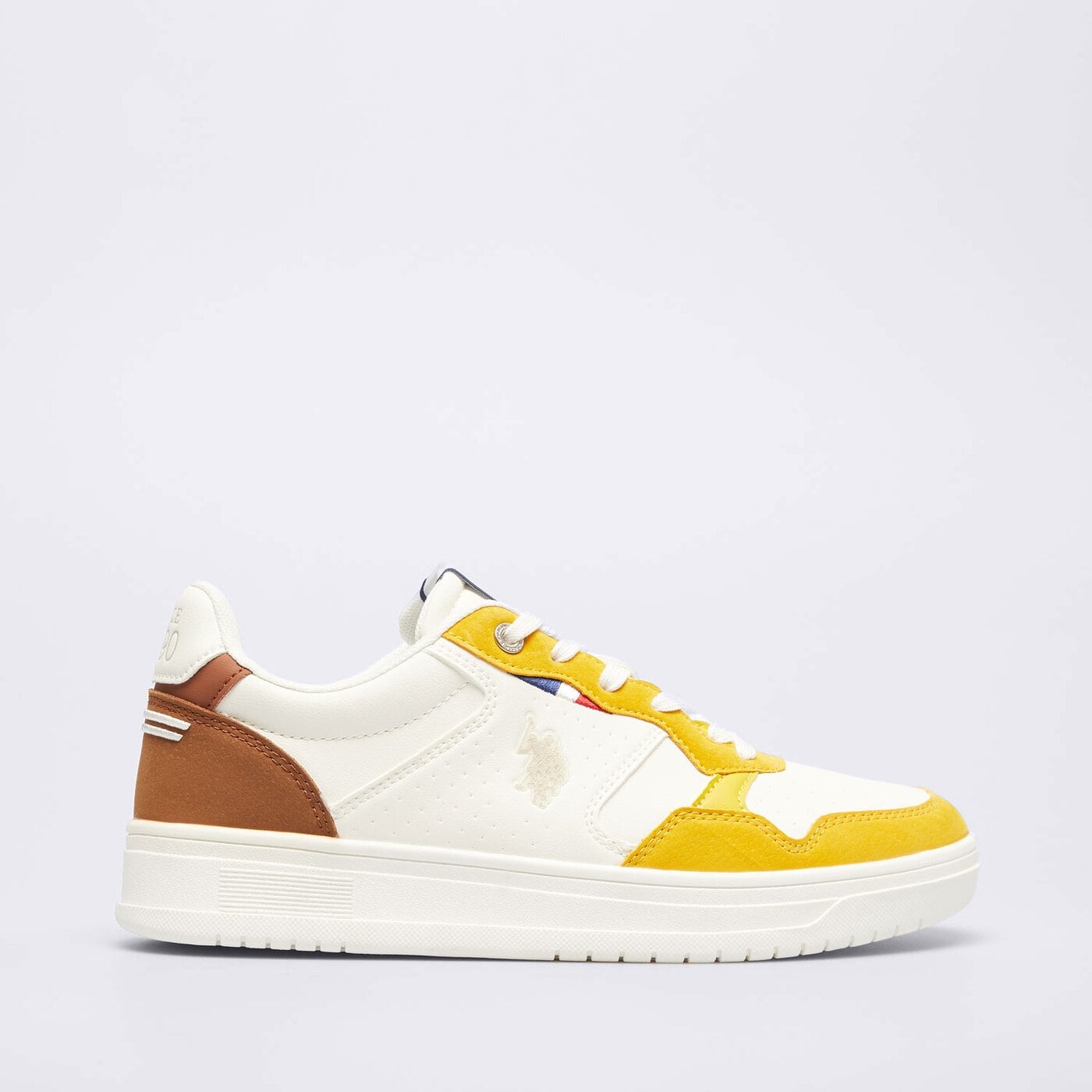 U.S. POLO ASSN. KOSMO001C (KOSMO001CWHIYEL04) biały | Męskie Buty ...