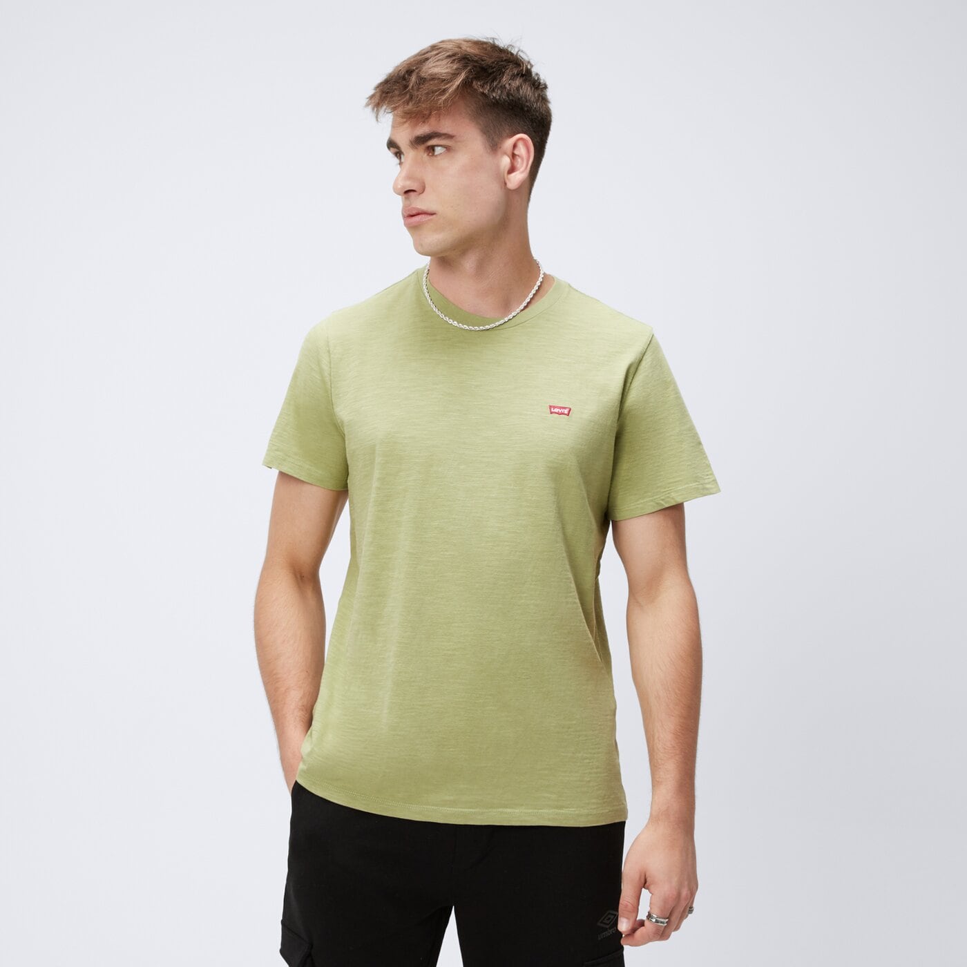 LEVI'S T-SHIRT SS ORIGINAL HM (56605-0270) zielony | Męskie Koszulki ...
