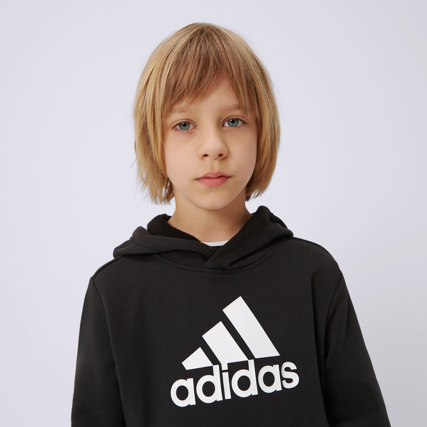 ADIDAS BLUZA Z KAPTUREM U BL HOODIE (HR6380) czarny | Dziecięce Bluzy ...