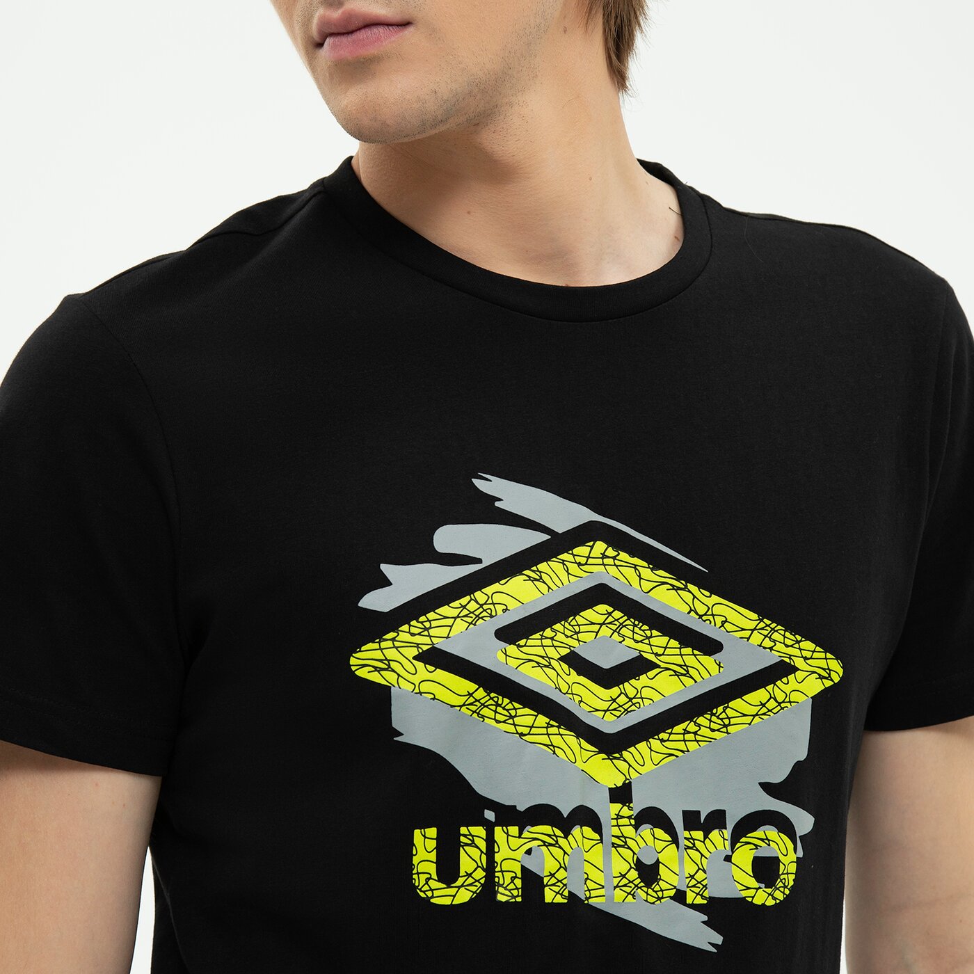 UMBRO T-SHIRT AVELEY (UL322TSM05001) czarny | Męskie Koszulki | 50 style