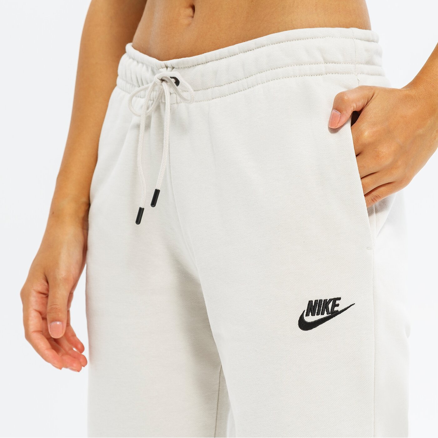 Nike Spodnie W Nsw Essntl Reg Flc Mr Dx2320 104 BeŻowy Damskie
