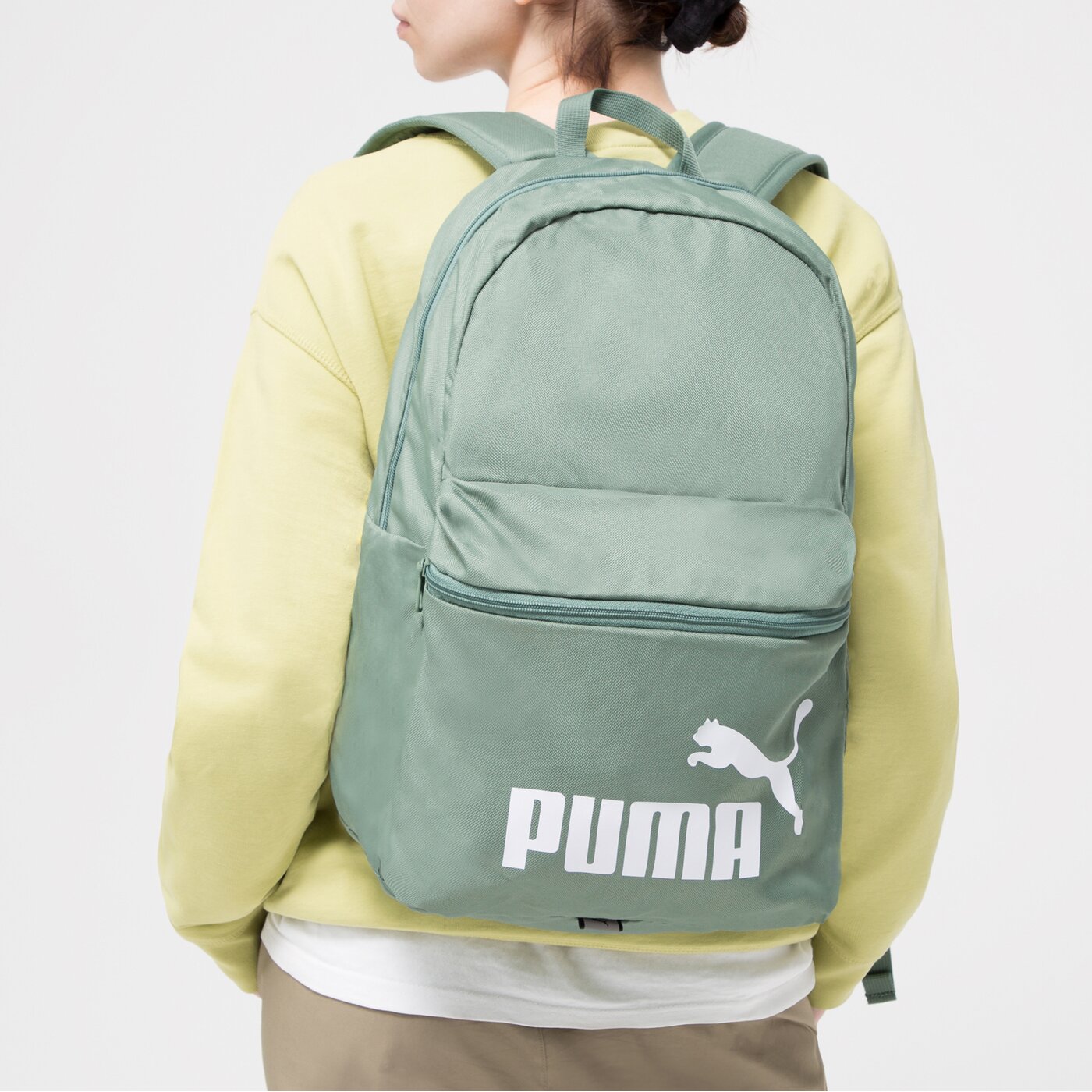 PUMA PLECAK PHASE (7994305) zielony | Damskie Plecaki | 50 style