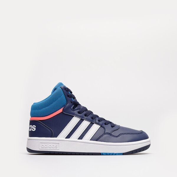 ADIDAS HOOPS MID 3.0 K (GW0400) granatowy | Dziecięce Buty lifestyle ...