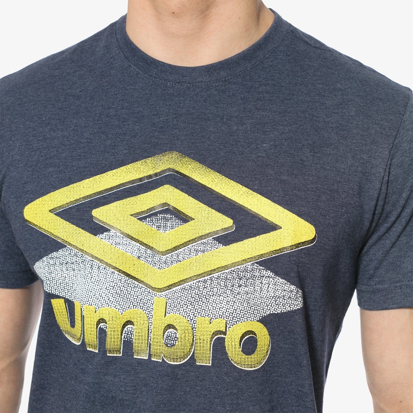 UMBRO T-SHIRT SS RHOMBUS (UL18TSM48001) granatowy | Męskie Koszulki ...