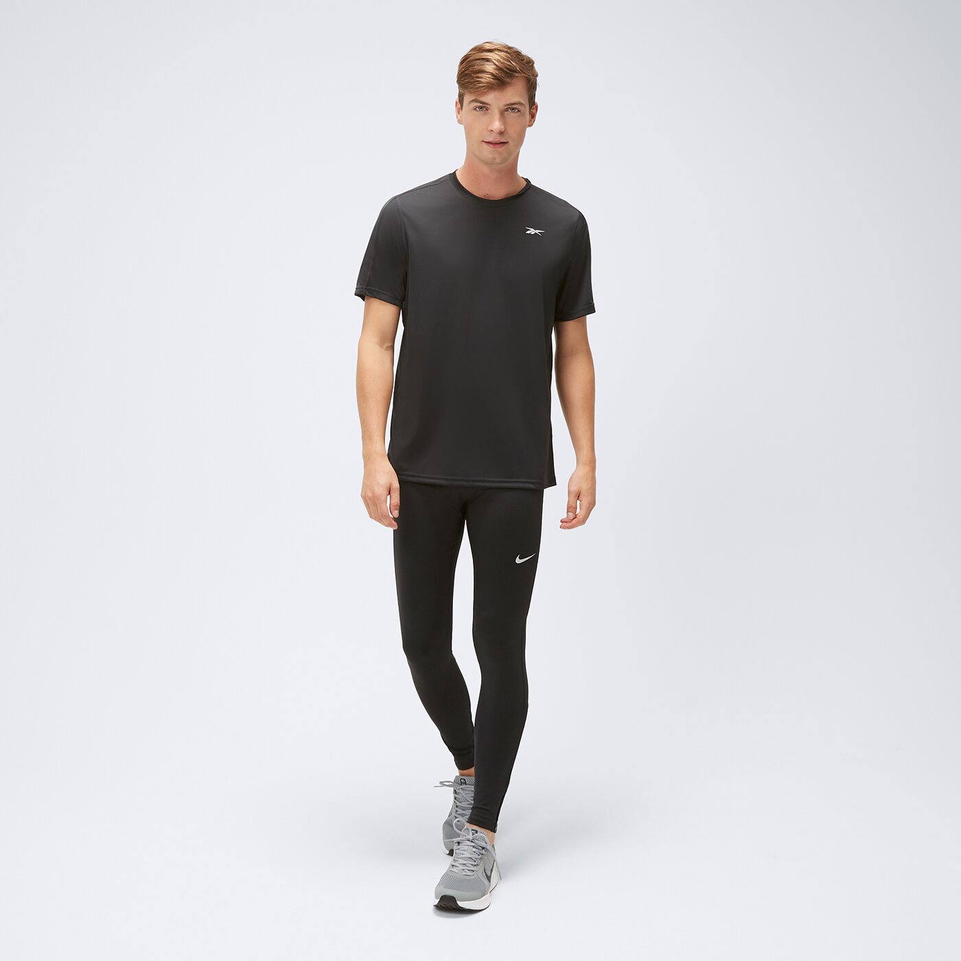 REEBOK T-SHIRT SS TECH (HI3916) czarny | Męskie Koszulki | 50 style