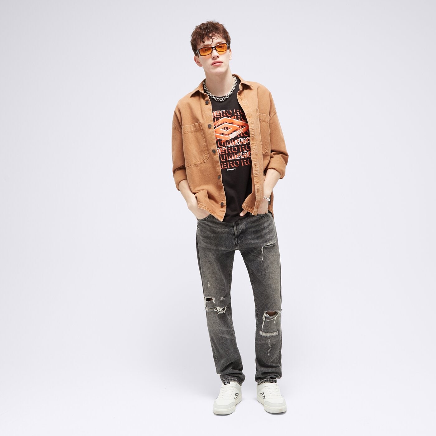 UMBRO T-SHIRT KENWELL (UL323TSM16002) czarny | Męskie Koszulki | 50 style