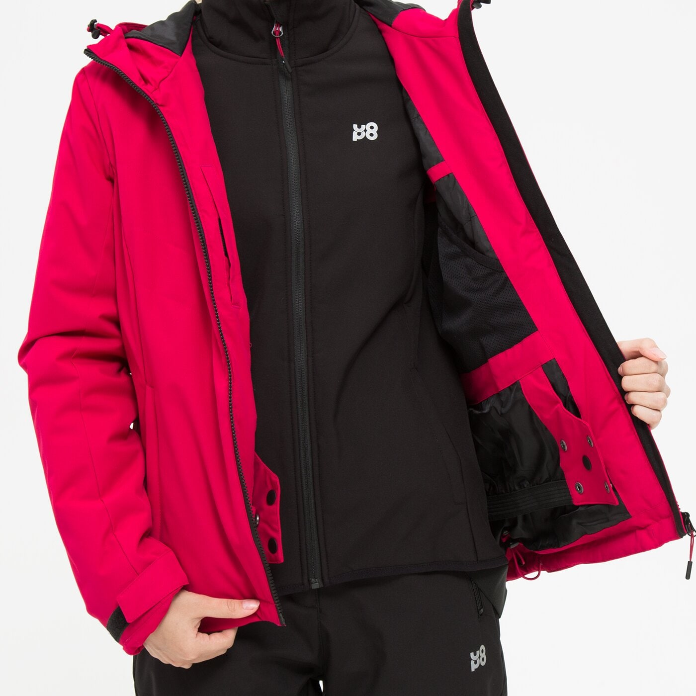 UP8 KURTKA NARCIARSKA ALKALIS (UP322KUD50002) różowy | Damskie Kurtki ...