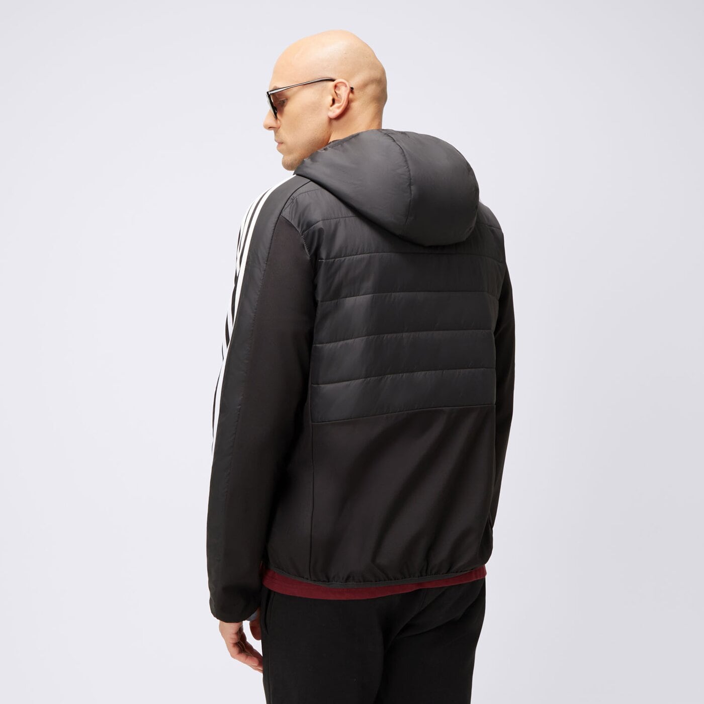 ADIDAS KURTKA ZIMOWA ESS 3S IN HYB J (IN7195) czarny | Męskie Kurtki ...