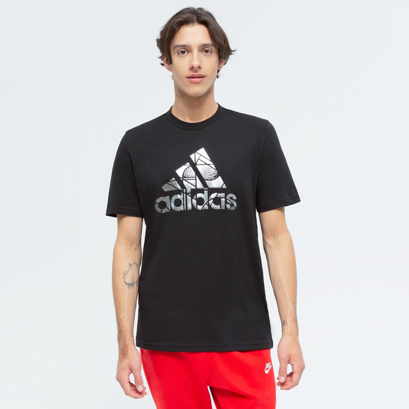 ADIDAS T-SHIRT SS M FOIL BOS G T (HE4789) czarny | Męskie Koszulki | 50 style
