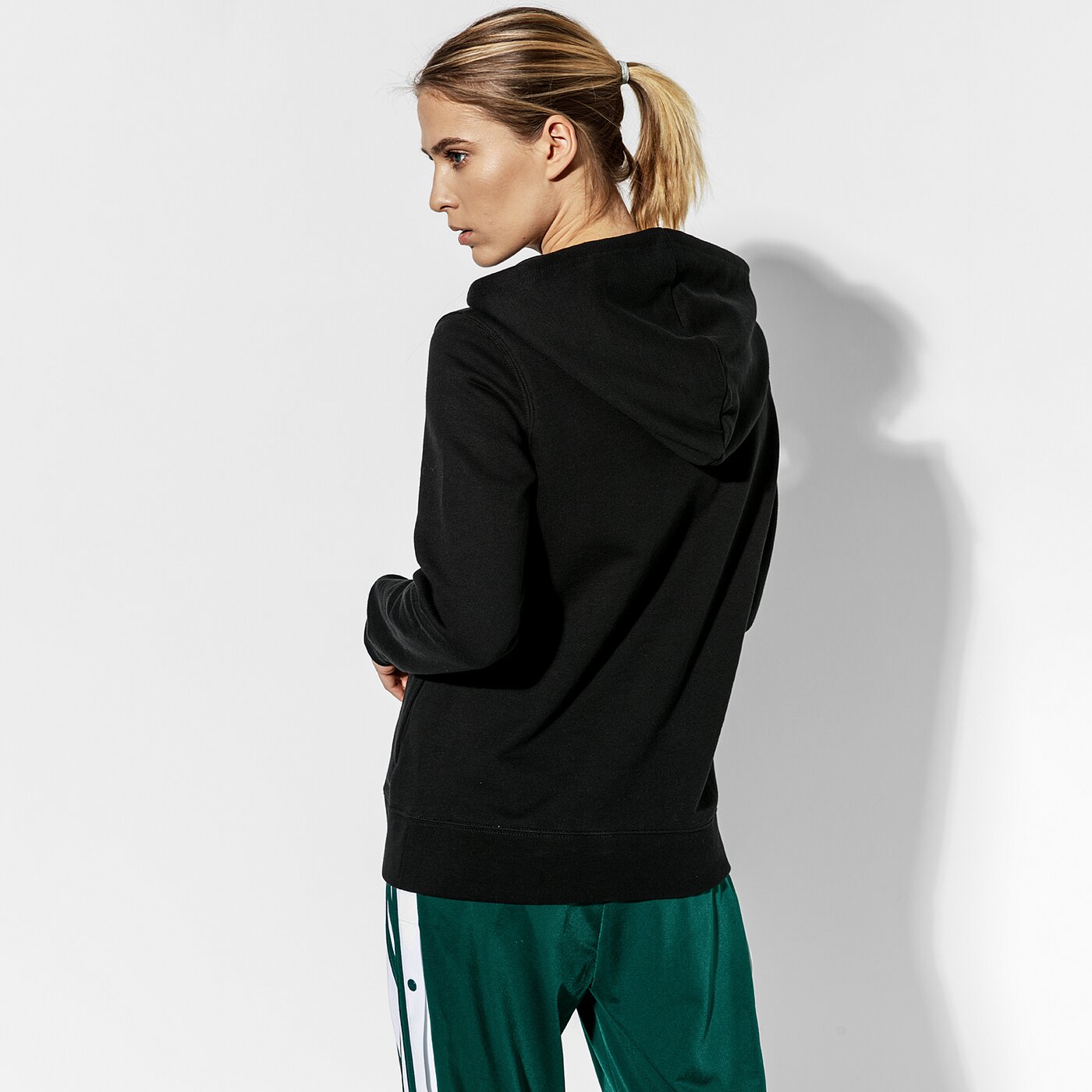 Adidas Bluza Trefoil Hoodie Adicolor Ce2408 Czarny Damskie Bluzy
