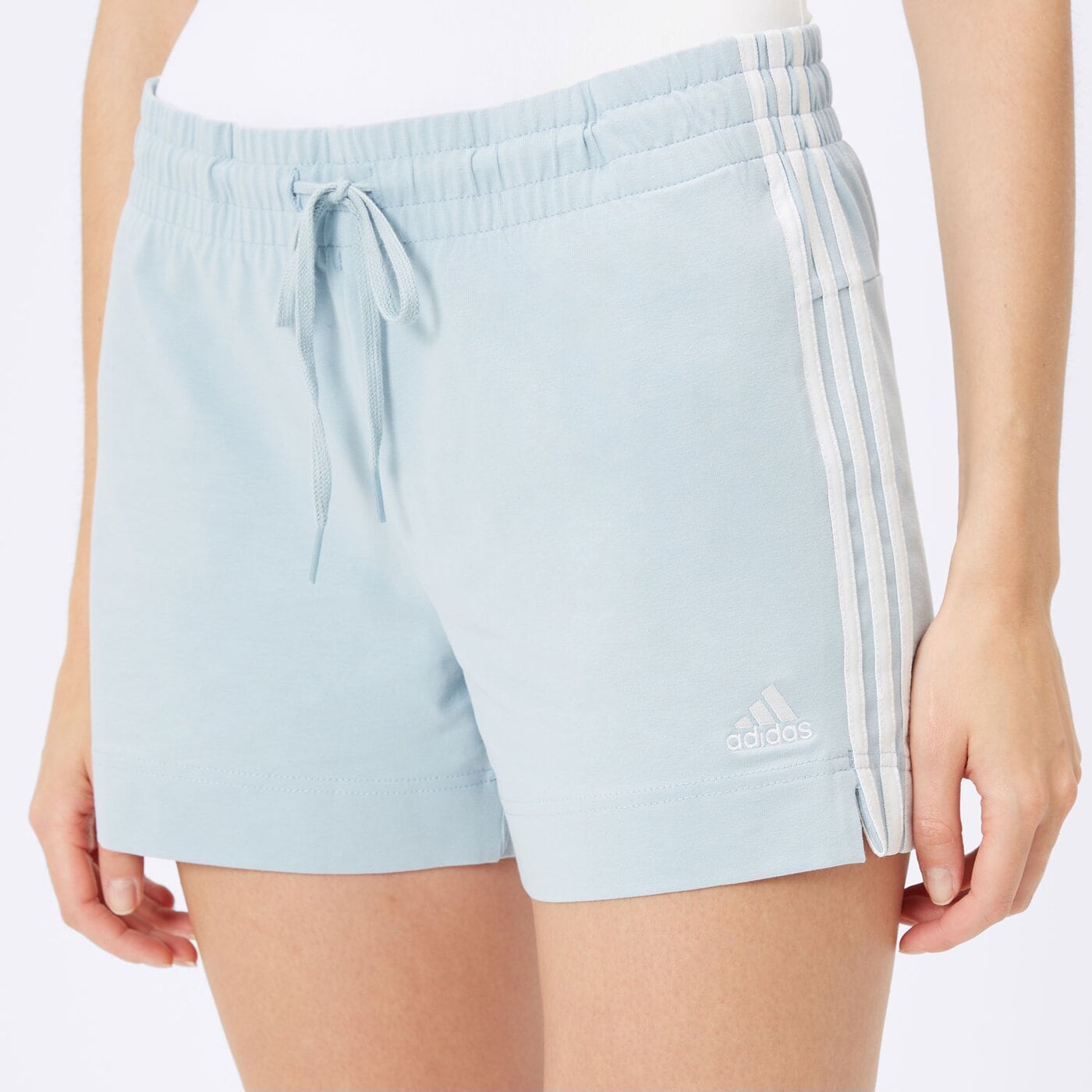 ADIDAS SZORTY W 3S SJ (IR7460) niebieski | Damskie Spodenki | 50 style