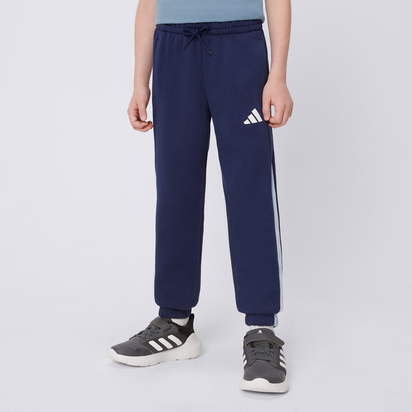 ADIDAS SPODNIE J CB FL PT (JC7530) granatowy | Dziecięce Spodnie | 50 style