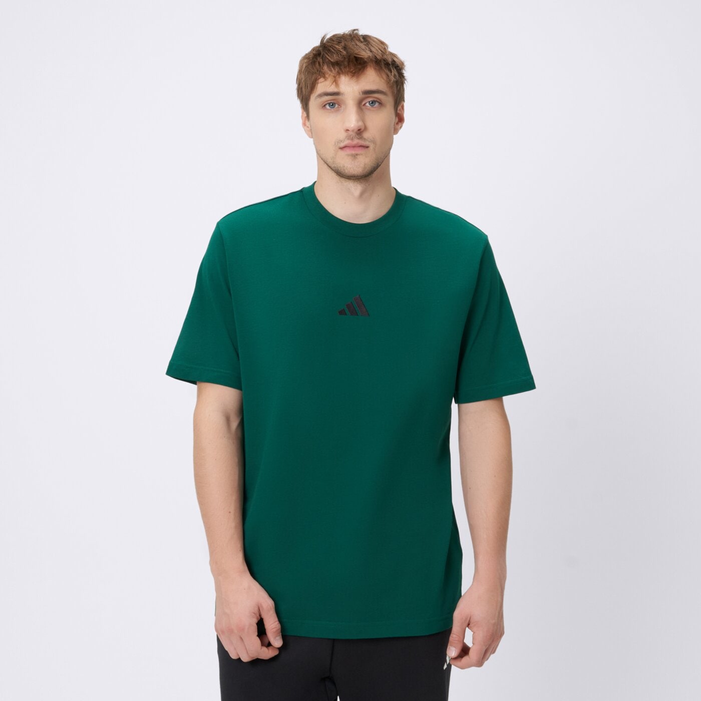 ADIDAS T-SHIRT M SL SJ T (JF1096) zielony | Męskie Koszulki | 50 style