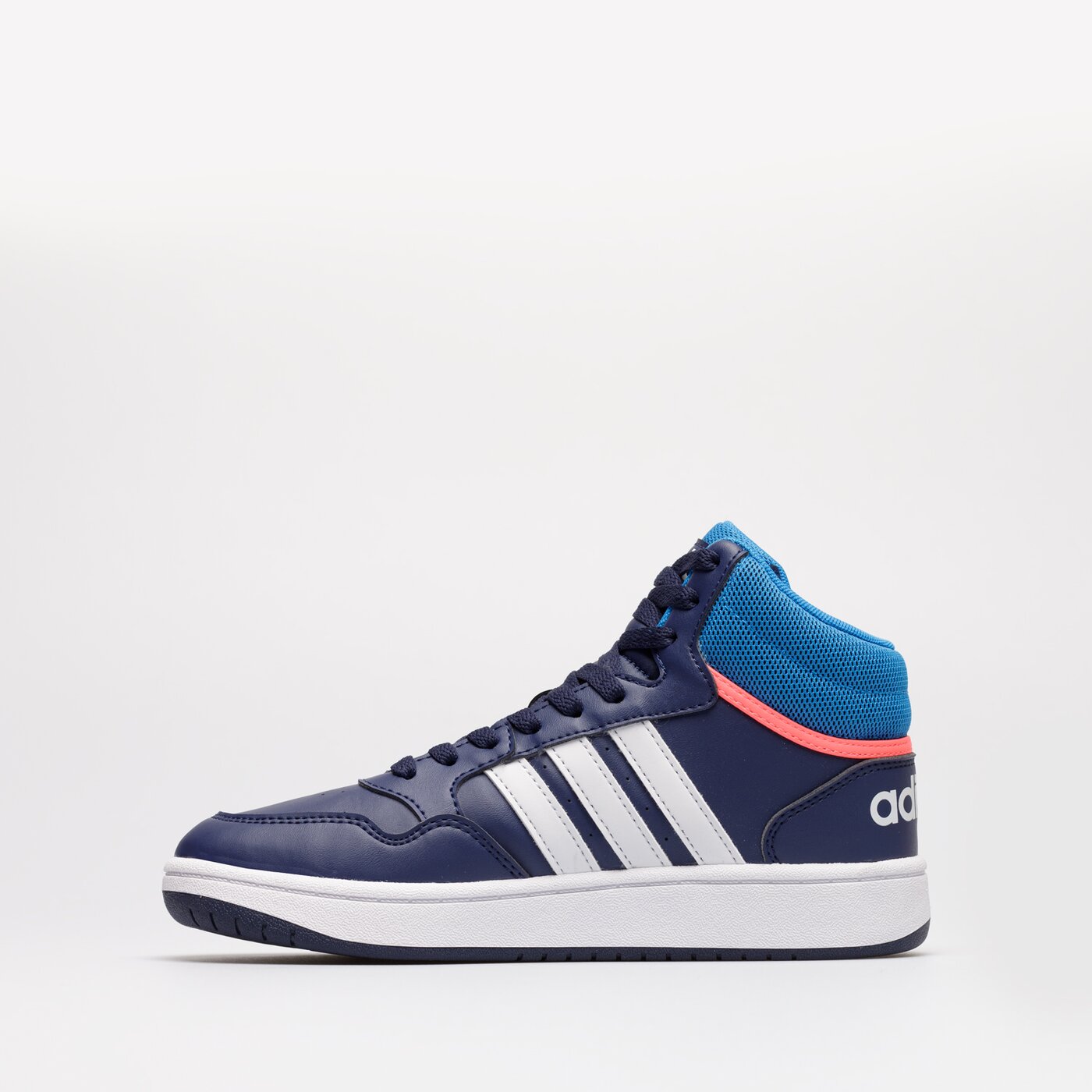 ADIDAS HOOPS MID 3.0 K (GW0400) granatowy | Dziecięce Buty lifestyle ...