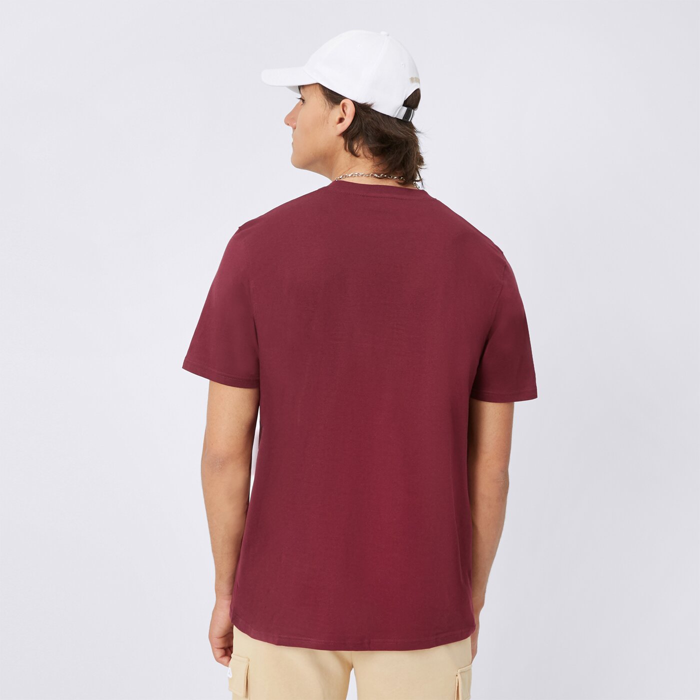 FILA T-SHIRT FILA ACE RED (FW23JDM001ACEBURG) bordowy | Męskie Koszulki | 50 style