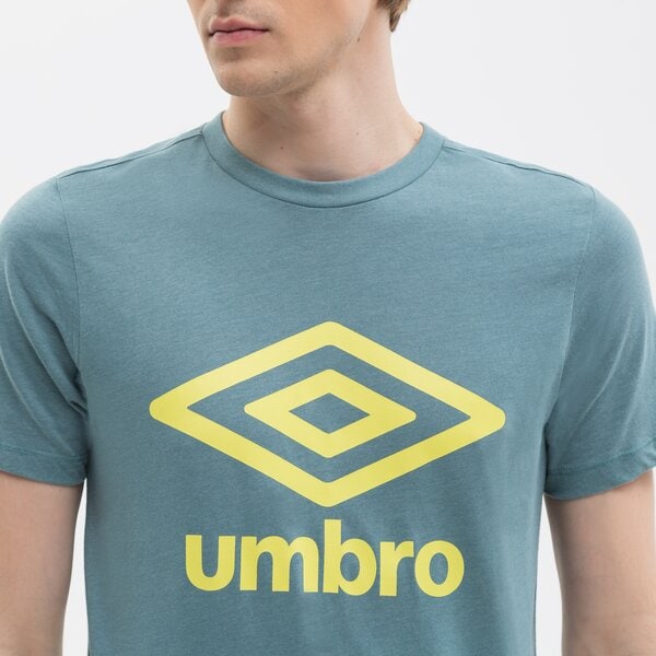 UMBRO T-SHIRT FW LARGE LOGO COTTON (65352U-KYC) niebieski | Męskie ...