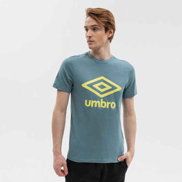 UMBRO T-SHIRT FW LARGE LOGO COTTON (65352U-KYC) niebieski | Męskie Koszulki | 50 style