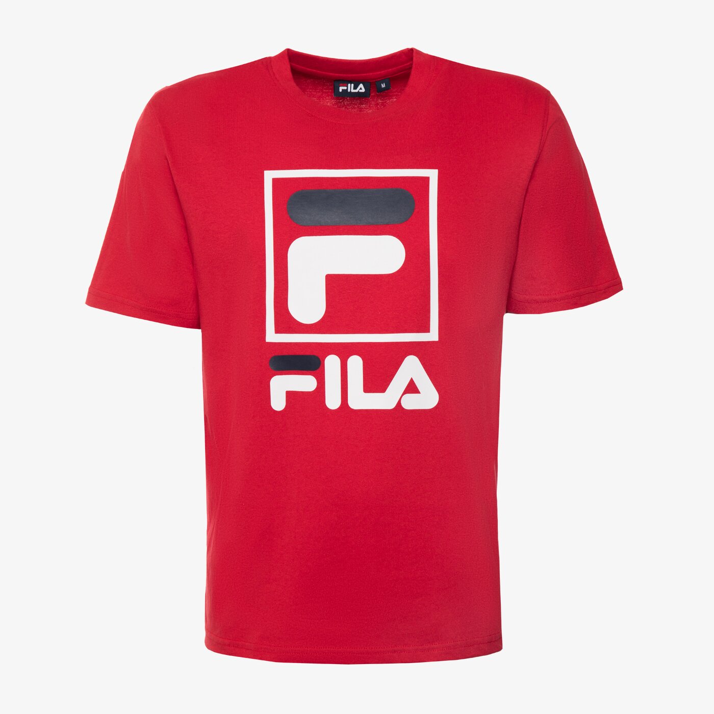 FILA T-SHIRT FELIX (SS19SPM010640) czerwony | Męskie Koszulki | 50 style
